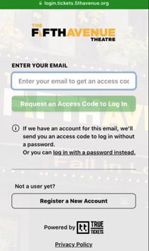 True Tickets \ 5th Avenue Theatre